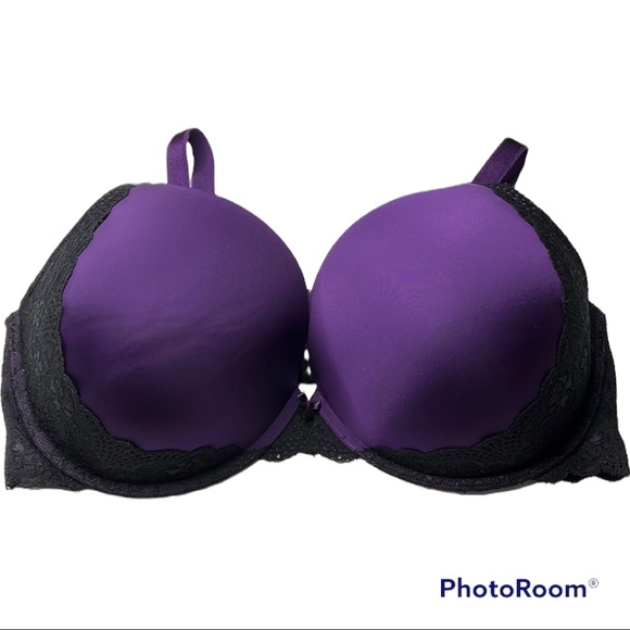 torrid | Intimates & Sleepwear | Torrid Purple Black Lace Bra Size 44 ...